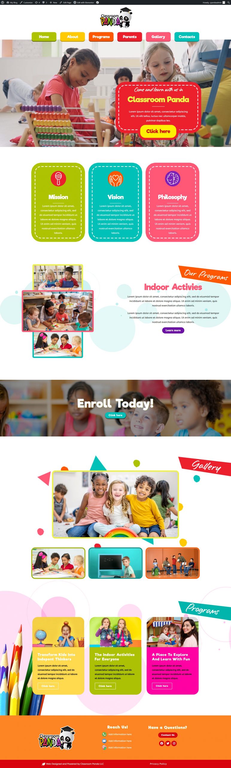 Theme Select - ClassroomPanda.com