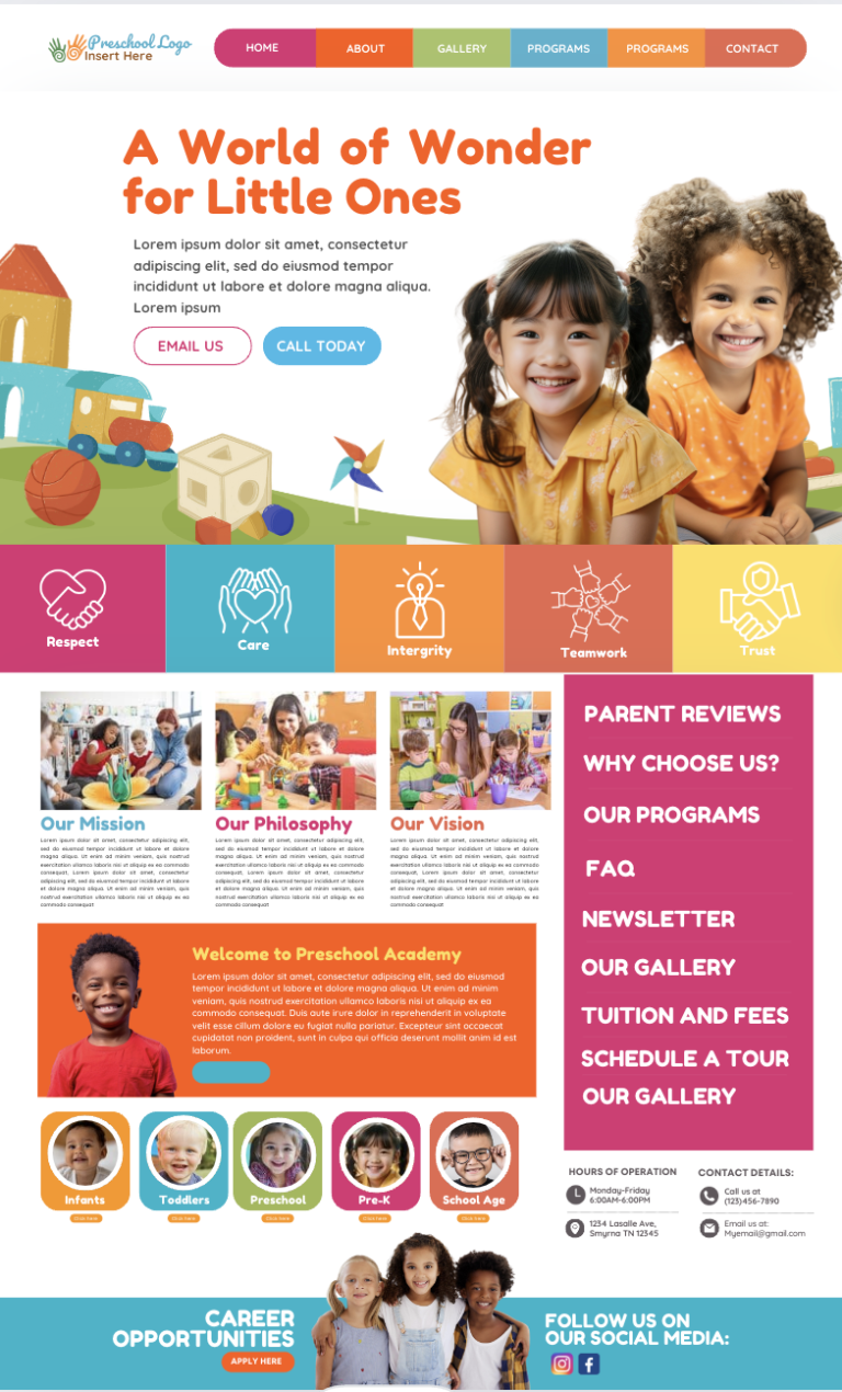 Kinder Corner Preschool – Classroom Panda