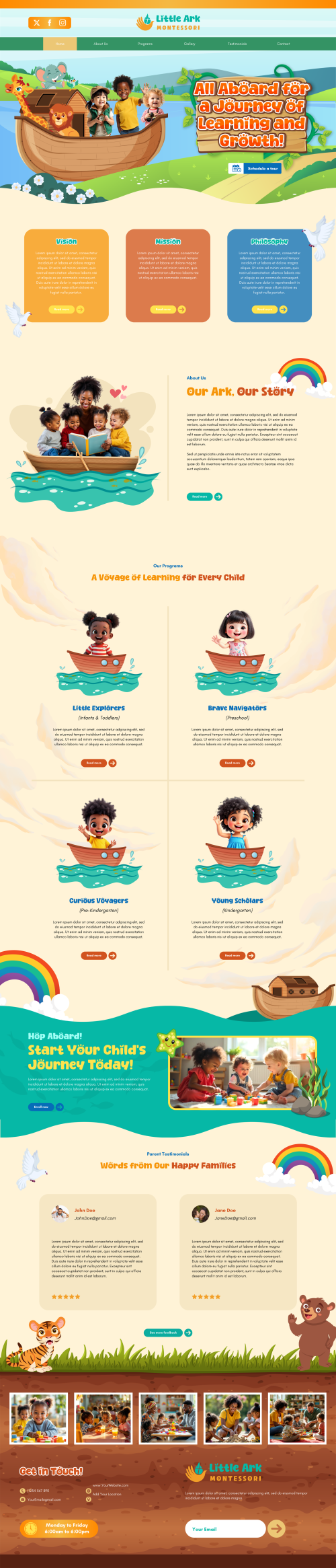 Little Ark Montessori – Classroom Panda